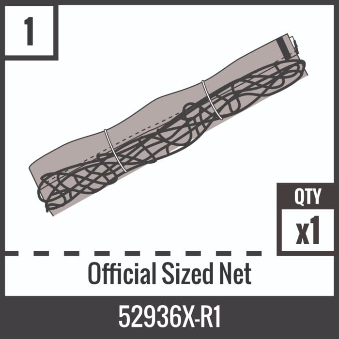 52936X-R1 Full Size Pickleball Net - Replacement Part With Wheels ...
