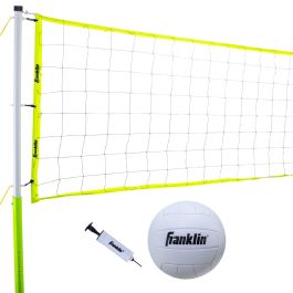 Franklin Sports Volleyball Set - Beach and Backyard Volleyball Net Set ...